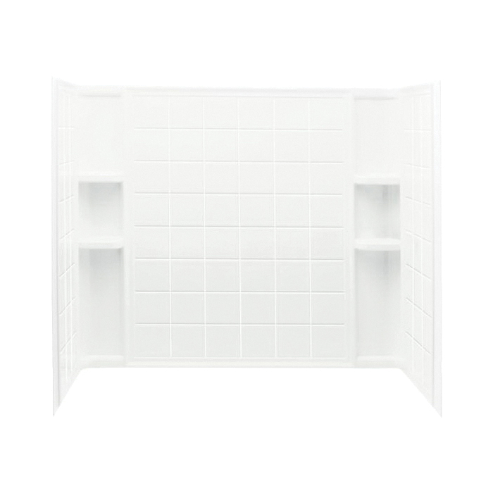 GTS | Sterling® 71124100-0 Tile Look Bath/Shower Wall Set, Ensemble ...