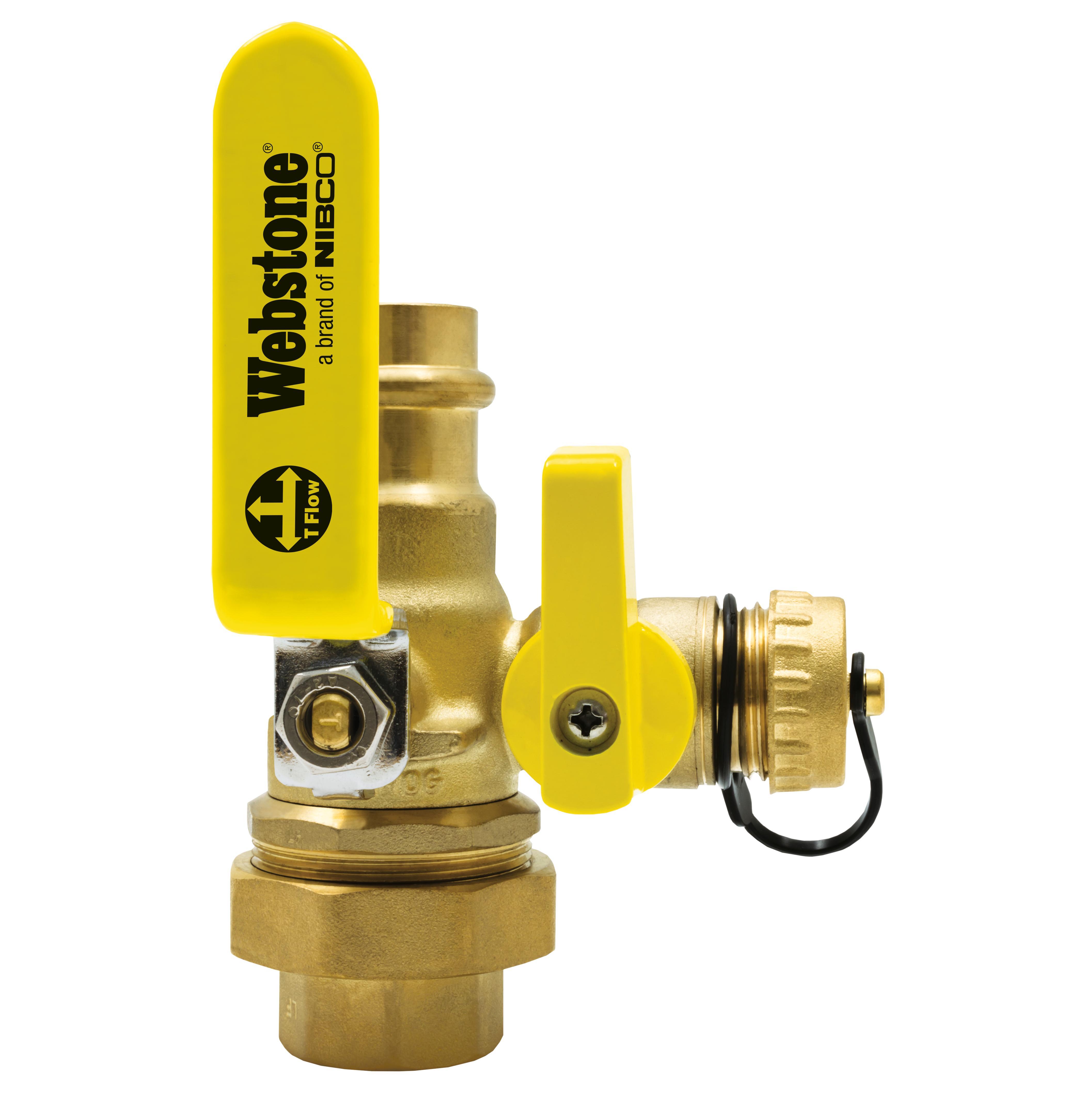GTS | Webstone Ball Drain® H-80436W 8043W Pro-Pal® Union Ball Valve ...